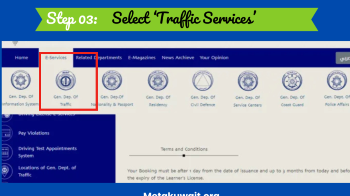 Kuwait Driving Test Appointment Online (Easy Guide)